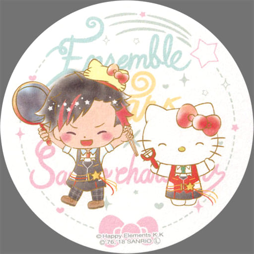 Coaster (Character Kuta) Nagumo Tetsutora x Hello Kitty Coaster ...