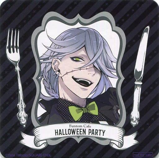 Undertaker's original coaster "Black Butler Funtom Cafe ~ Halloween ...