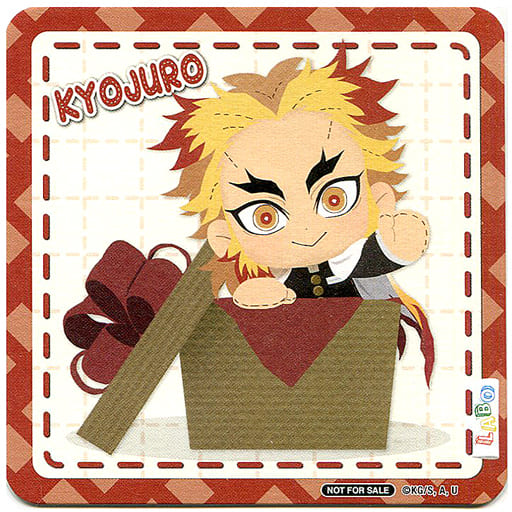 Kyojuro Rengoku Mini Character Coaster Demon Slayer Kimetsu No Yaiba