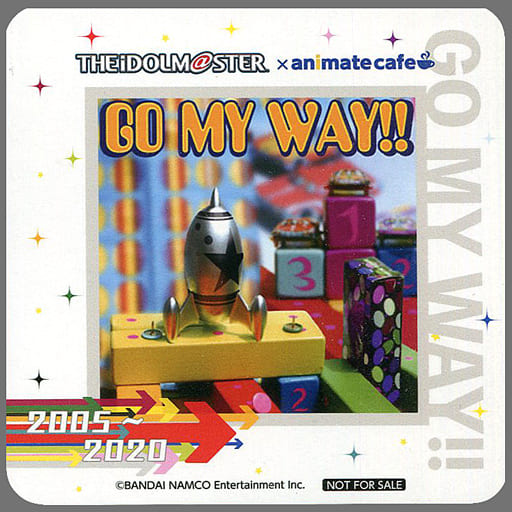 GO MY WAY! Coaster 「 idol Master ×GOOD SMILE×animatecafe 」 Menu ...