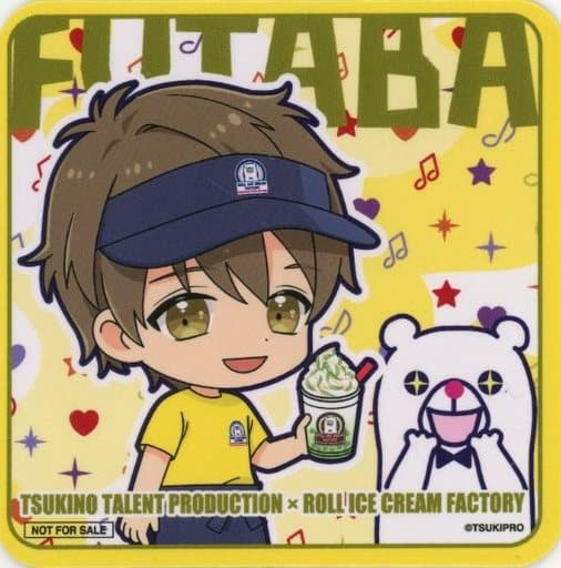 Tsukifutaba original coaster "Tsukino Geino Production x Roll Ice Cream ...