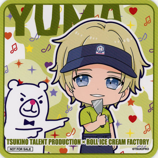 Mug / Teacup Shirase Yuma Original Coaster "Tsukino Geino Productions x ...