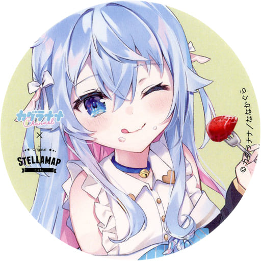 Kagranana (Strawberry / Green) Original Coaster "virtual YouTuber Kagranana ×STELLAMAP CAFE ...