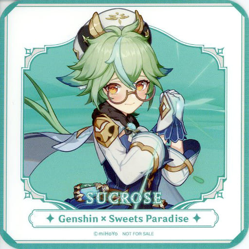 Sucrose Character Coaster "Genshin ×SWEETS PARADISE - Feast of the ...