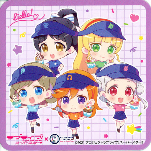 Liella! (Mini Character) Original Coaster "Love Live! Superstar! x Roll ...