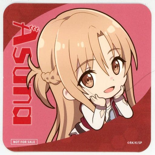 Asuna (Mini Character) original coaster "SWORD ART ONLINE the Movie ...