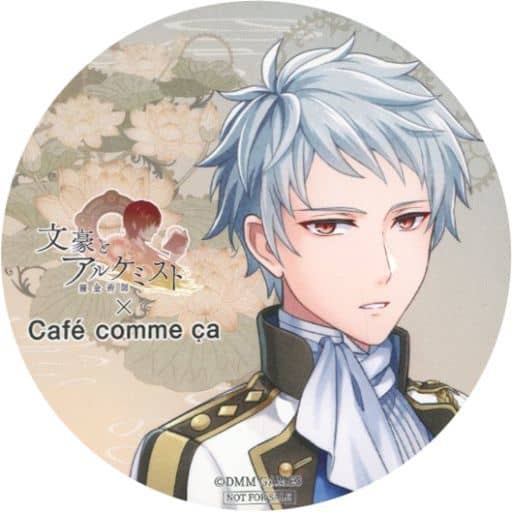 Takeo Arishima Coaster "Bungou and The Alchemist ×Cafe comme ca" menu ...