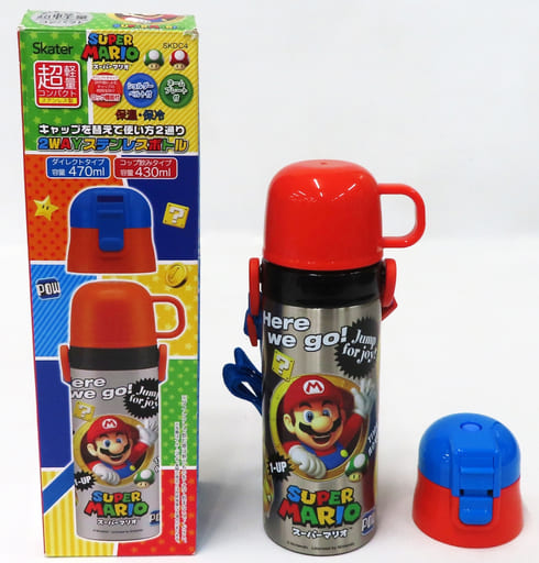 Mug / Teacup Mario 2-Way Stainless Bottle "Super Mario" | Goods ...