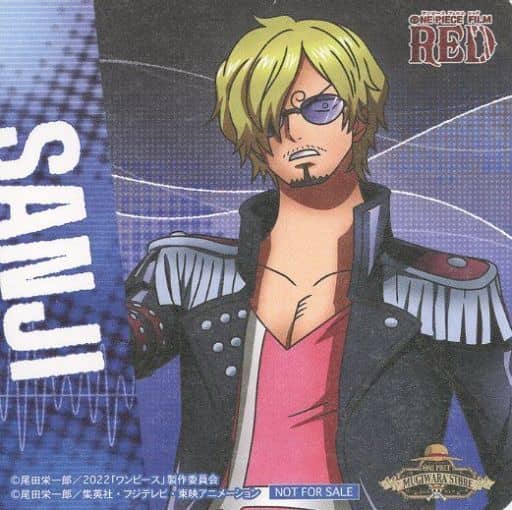 Mug / Teacup Sanji Special Coaster "ONE PIECE FILM RED Open Support ...