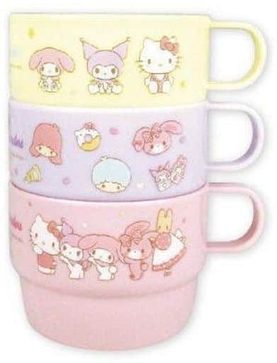 Girls' Plastic Cup 3P Set "Sanrio Character Connectors" | Goods ...