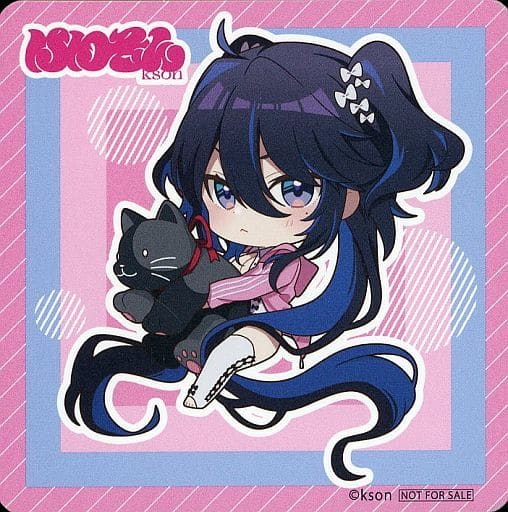 Mug / Teacup Kson (SD / Plush toy) Original Coaster "Virtual Youtuber ...