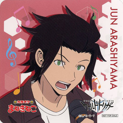 Ranzan Jun-Original Coaster "WORLD TRIGGER x Karaoke Manekineko ...