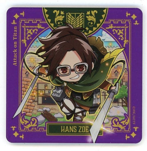 Mug / Teacup Hanji Zoe (A) Acrylic Coaster "Maru KUJI Attack on Titan ...
