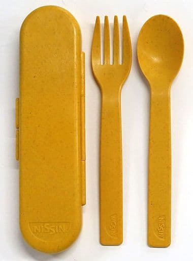 Yellow Nissin Food Products Original Eco Cutlery Set | Goods ...