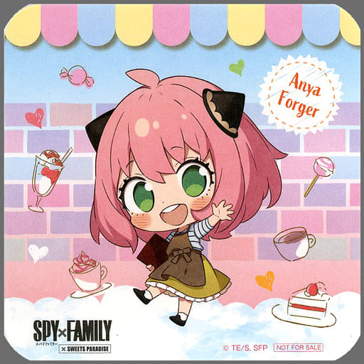 Mug / Teacup Anya Forger (Mini Character) original coaster "SPY×FAMILY× ...