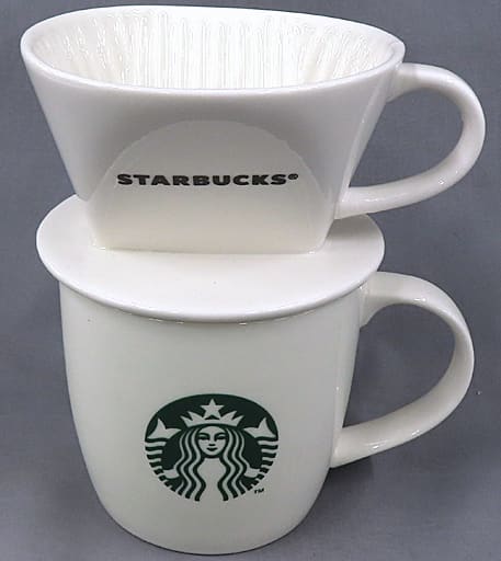 Mug / Teacup Original Ceramic Dripper & Mag White "Starbucks Coffee ...