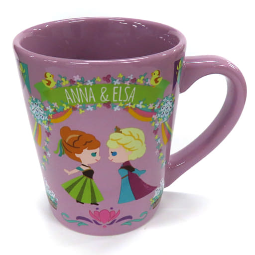 Mug Japanese tea cup Ana & Elsa (Deformed Name) Souveneer Cup "FROZEN ...