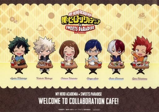 1-A Paper Luncheon Mat "MY HERO ACADEMIA ×SWEETS PARADISE ...