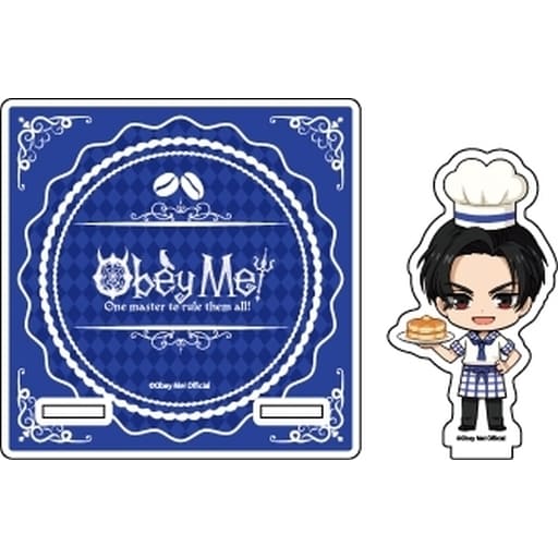 03. Lucifer (cafe ver.) Mini Character illustration acrylic coaster ...
