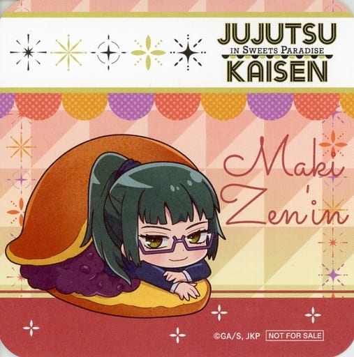 Coaster Maki Yosoin original coaster "Jujutsu Kaisen in SWEETS PARADISE ...