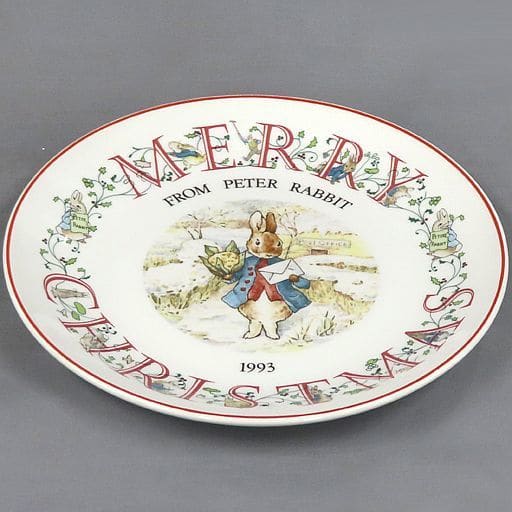 Plates and bowls Peter Rabbit Christmas Plate (1993)' Peter Rabbit ...
