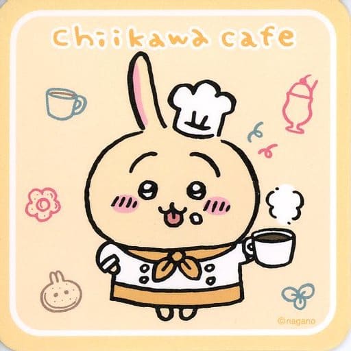 USAGI (CLERK) CAFE ORIGINAL COASTER "CHIIKA WA CAFE DRINK STAND" DRINK ...