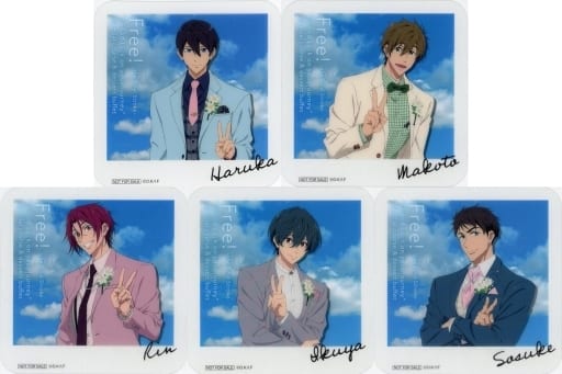 5-Variety Set Coaster "Free! -the Final Stroke - × Hilton Tokyo Odaiba ...