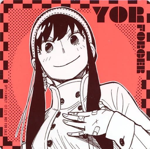 Yoru Forger's Special Coaster "Comic SPY×FAMILY Anime Broadcast ...