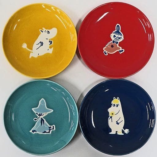 Moomin & Little My & Snowk's Daughter & Snafu Kin 4-Pack Dessert Plate ...