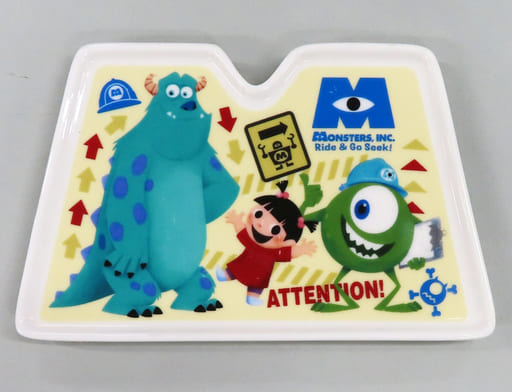 Boo & Sally & Mike Souvenir Plate "Monsters Ink Ride & Go Seek ...