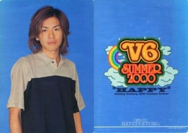 Shitajiki (Male idol) Go Morita A4 Shitajiki "V6 SUMMER 2000" HAPPY "Coming Century. 20 th ...