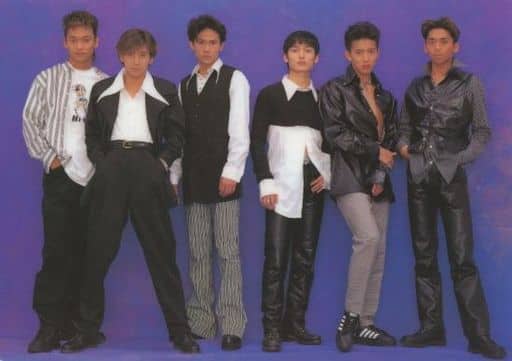 駿河屋 - SMAP/背景パープル B5下敷き 1994年（下敷き）