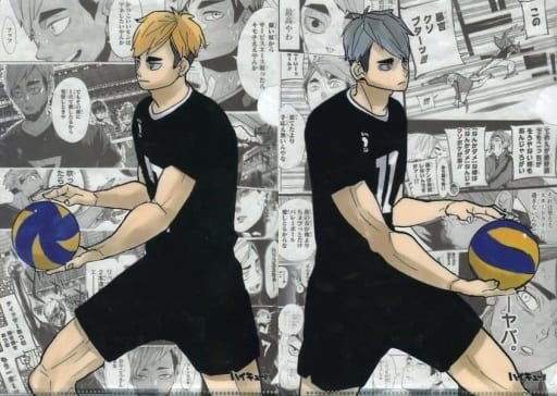 Clear file [A la Carte] Miyasuke & Miyaji Clear File 2-Pack Set "Haikyu ...