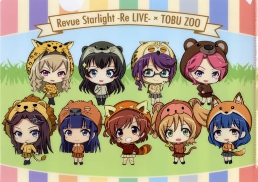 Seisho Music School Chibi Character A4 clear file "Otome ☆ Revue ...