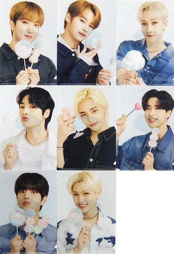 All 8 types set Tray Kids A5 plastic trasparent file folder "FamilyMart ...