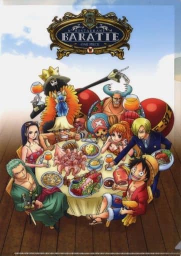 Clear file Group restaurant BARATIE A4 clear file "ONE PIECE" | Goods ...