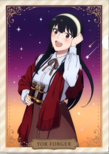 Yoru Forger (astronomical observation ver.) A4 plastic trasparent file ...