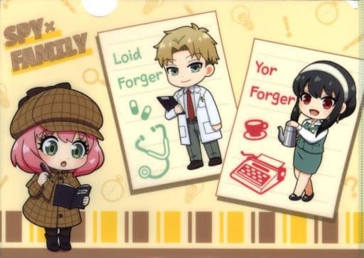 Clear file The Forger family (Mini Character / job survey ver.) A4 ...