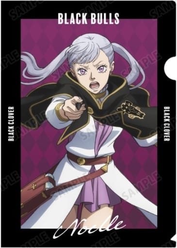 Noel Silva A4 plastic trasparent file folder "Black Clover" | Goods ...