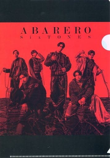 Clear file SixTONES ONAJIMI A5 plastic trasparent file folder "CD ...