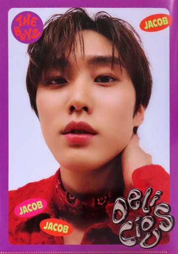 駿河屋 - [単品] ジェイコブ(THE BOYZ) A4クリアファイル 「Delicious」 リリース記念 ローソンオリジナルグッズ（クリアファイル）