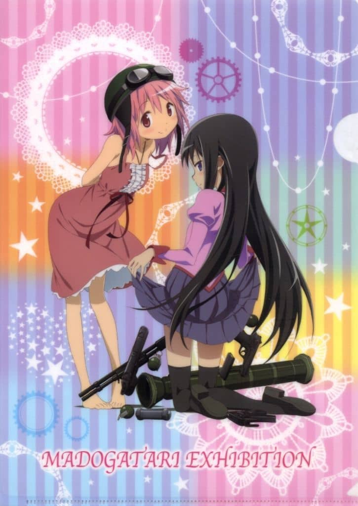 駿河屋 - [単品] 鹿目まどか＆暁美ほむら(MADOGATARi展/パステルカラー) A4クリアファイル 「魔法少女まどか☆マギカ」 ローソン秋葉原中央通店舗限定（クリアファイル）