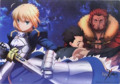 Desk mat L. Saber & Lancer & Rider A3 desk mat "Fate/Zero" | Goods ...