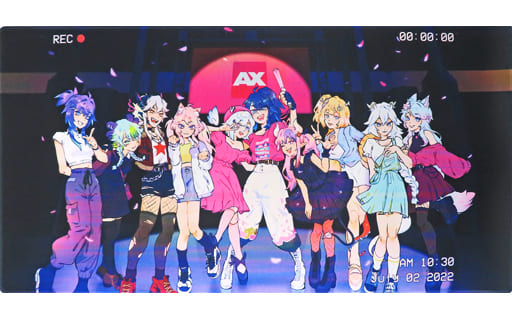 "Virtual YouTuber VShojo" (recorded style) desk mat | Goods ...