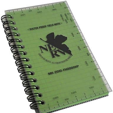Nerv System field notebook (Water Resistant Memo) "Evangelion Shin ...