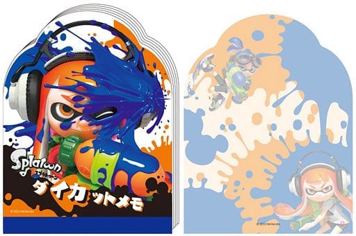 Notebook / notepad A. Girl Die Cut Memo 「 Splatoon (Splatoon) 」 | Goods ...