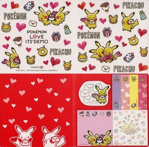Notebook / notepad Pikachu POKEMON LOVE ITS' DEMO sticky note book ...