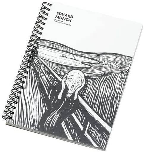 A5 W RING Note 100 Sheet Munk / Scream | Goods / Accessories | Suruga ...