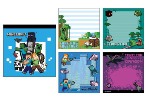 Notebook / notepad Aggregate Block Memo "MINECRAFT - Minecraft ...