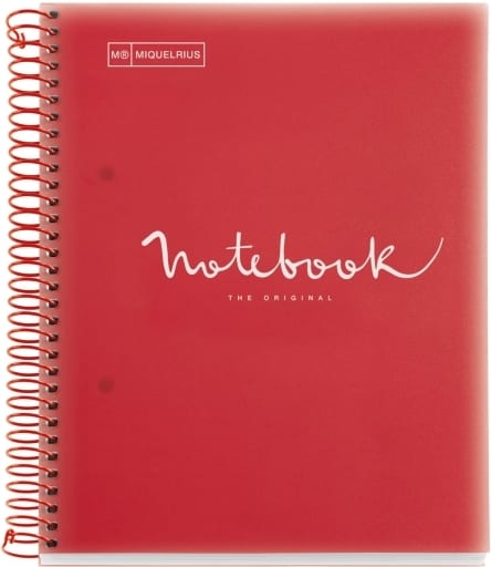 Notebook / notepad Red Emotion A5 Ring Note | Goods / Accessories ...
